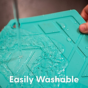 Shinemade Trivet Mat, Set of 3 Silicone Pot Holder, Hot Pads, Potholder for Pots and Pans (Red Coral)