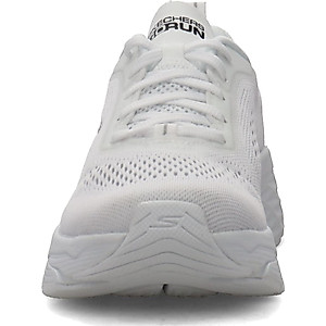 Skechers Women's MAX Cushioning Elite-Destination Point Sneaker, White, 8