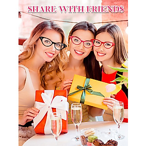 Kanayu 35 Pairs 1950s Glasses Bulk 50s Cat Glasses Costume Glasses for Sock Hop Party 1950s Party Decorations