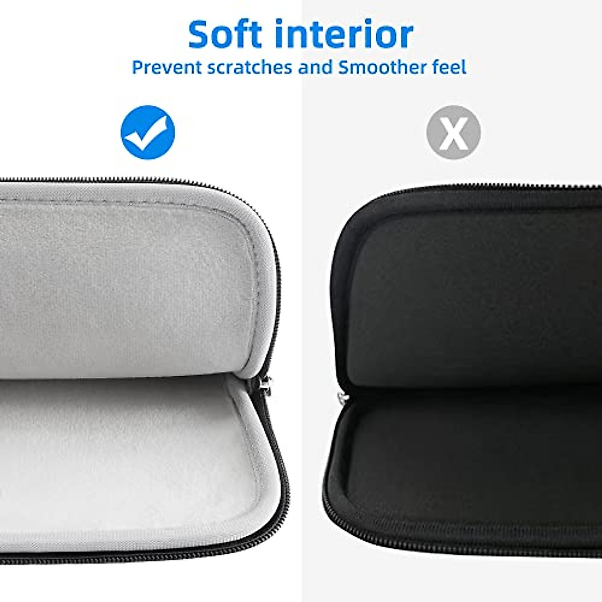 ONE LIFE 13-13.3 Inch Waterproof Neoprene Water Resistent Laptop Sleeve Case Notebook Computer case Basic Bag Compatible with 13 Inch MacBook Pro,MacBook Air,13 Inch Laptop Chromebook Computer,Black