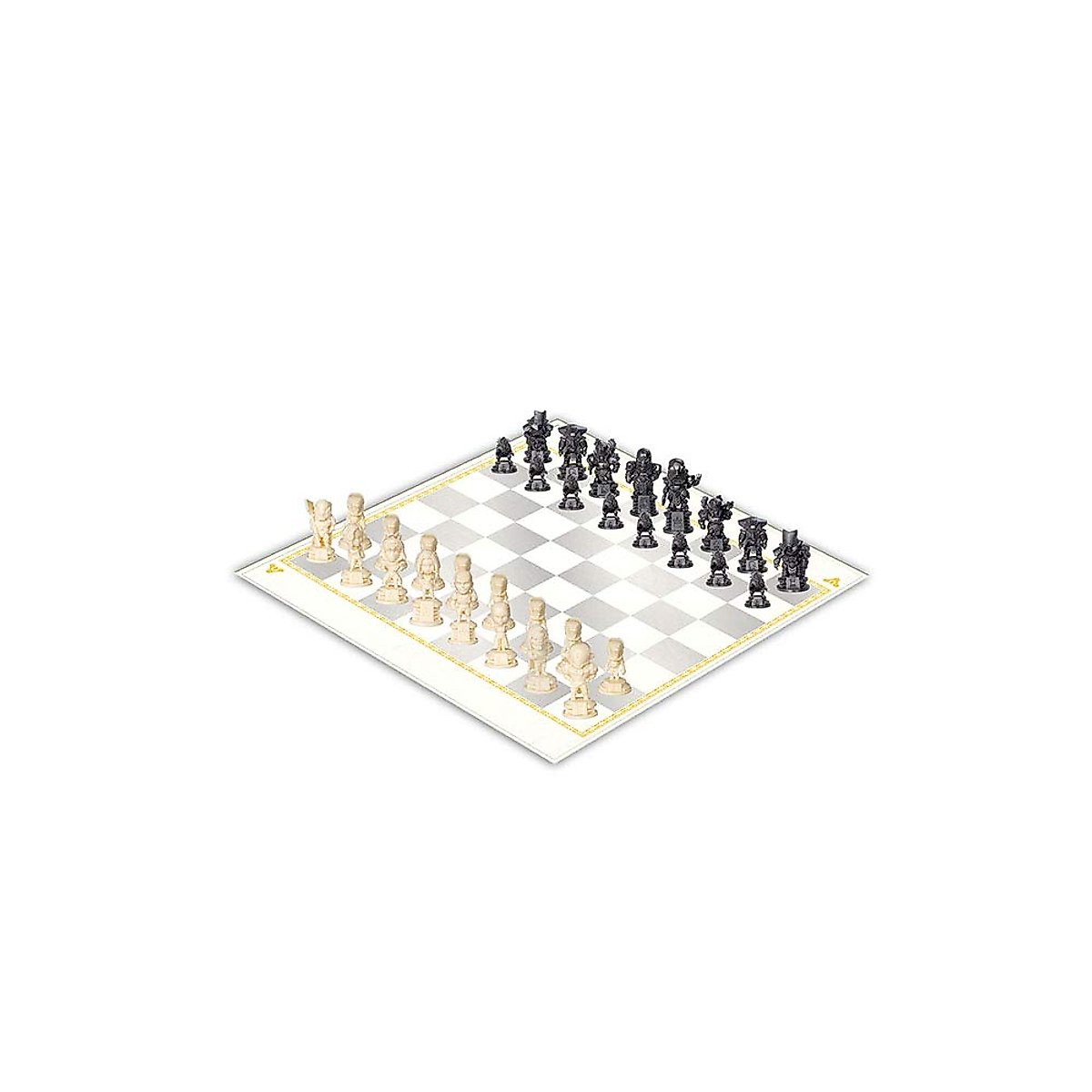USAOPOLY Destiny Chess Set | Destiny 2 Video Game Chess Game | 32 Custom Sculpt Collectable Figure Chess Pieces and Custom Chess Board