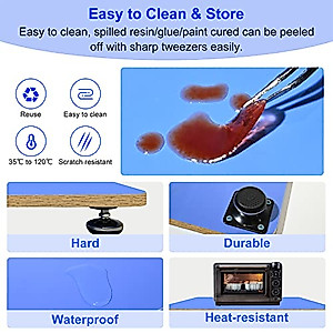 JDiction Resin Leveling Table for Epoxy Resin & Art Work,16''x 12'' Adjustable Self Leveling Epoxy Resin Accessories, Resin Supplies, Acrylic Pouring Tool, Multipurpose Resin Leveling Board