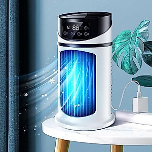 Portable Air Conditioners, Mini Air Conditioner, Evaporative Air Cooler, Rechargeable 6 Speeds 6h Timer for Bedroom Office Camping