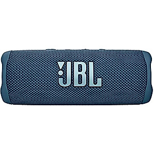 JBL Flip 6 Waterproof Portable Wireless Bluetooth Speaker Bundle with Hardshell Protective Case (Blue)