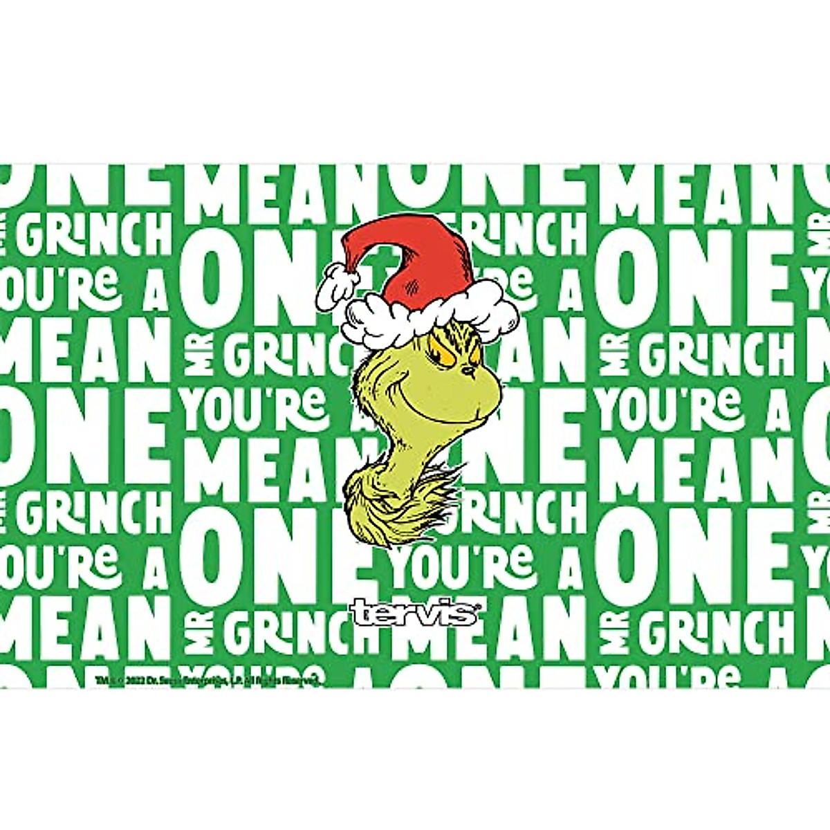Tervis Dr. Seuss Grinch Christmas Holiday Getting Grinchy with It Insulated Tumbler, 20oz Legacy, Stainless Steel