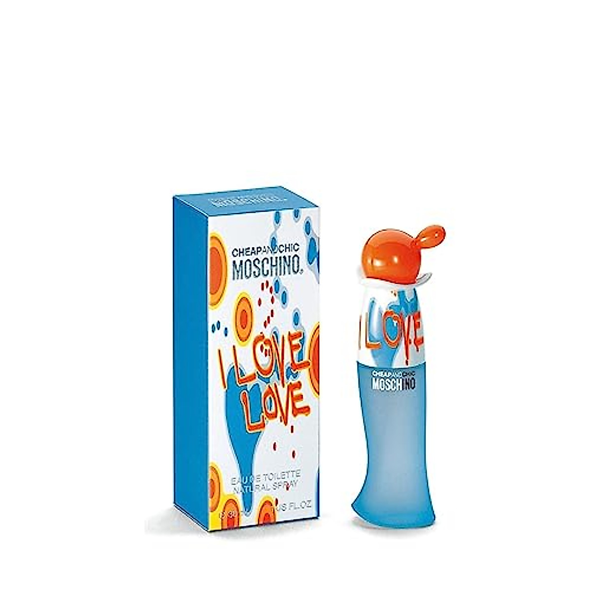 MOSCHINO I Love Love Eau de Toilette Spray, 1 Ounce