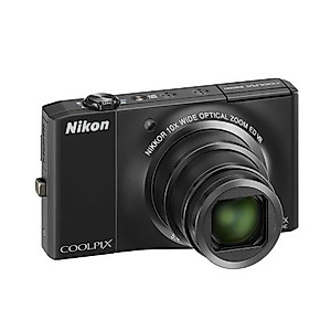 Nikon Coolpix S8000 14.2MP Digital Camera with 10x Optical Vibration Reduction (VR) Zoom and 3.0-Inch LCD (Black)