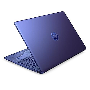 HP 2023 15'' HD IPS Laptop, Windows 11, Intel 4-Core Processor Up to 2.60GHz, 8GB SA RAM, 128GB SSD, HDMI, Super-Fast 6th Gen WiFi, Dale Blue (Renewed)