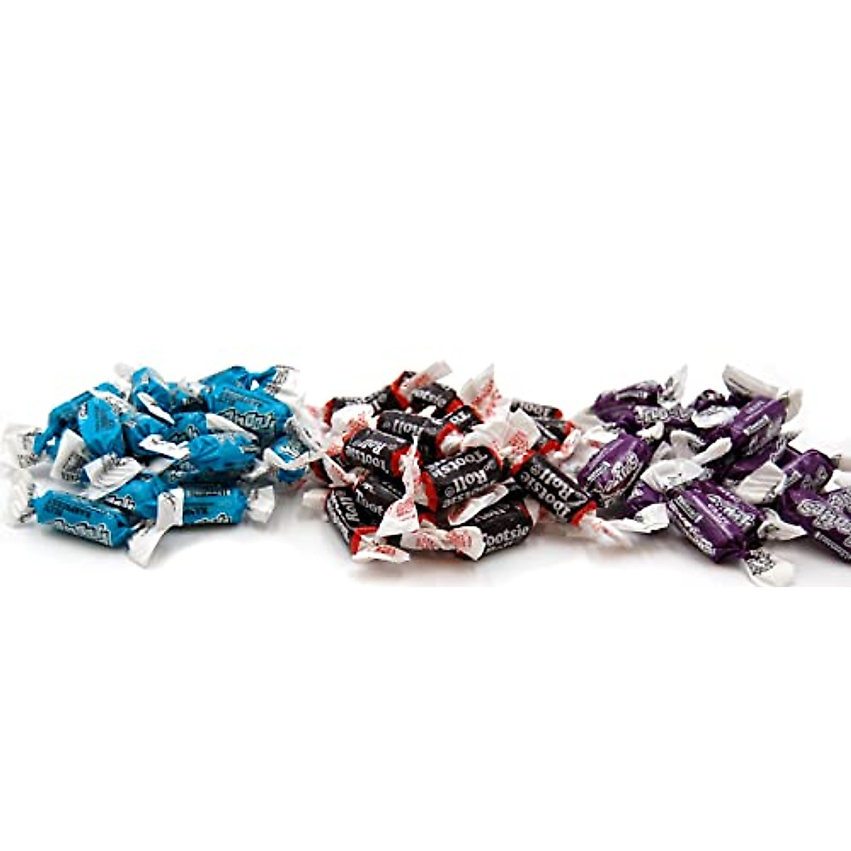 Tootsie Roll and Frooties Candy - 3 Favorites Mix-Midgees-Blue Raspberry-Grape-1.75 LB Assortment of Chewy Taffy-Individually Wrapped - Bulk Variety Pack - Enclosed in a Secured Heat Sealed Bag-Snack Hotline