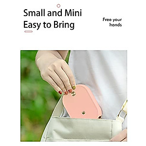 Amadething Portable Neck fan, Rechargeable Personal Cooling Device,portable fan for travel , portable fan handheld, mini fan portable, Necklace Fan, Fan Necklace with 3 Wind Speed (Green)