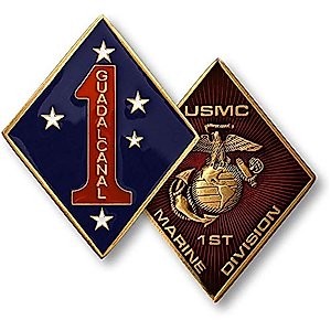 USMC U.S. Marine Corps 1st Marine Division Challenge Coin