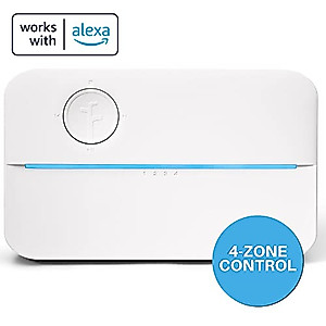 Rachio 3 3rd Generation: Smart, 4 Zone Sprinkler Controller, Compatible with Alexa (4ZULW-C)
