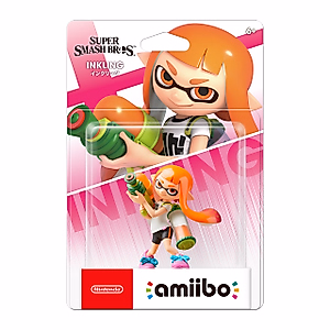 Nintendo amiibo Inkling Girl (Super Smash Bros. Smash Brothers Series) [Game Synchronized Character Figure]