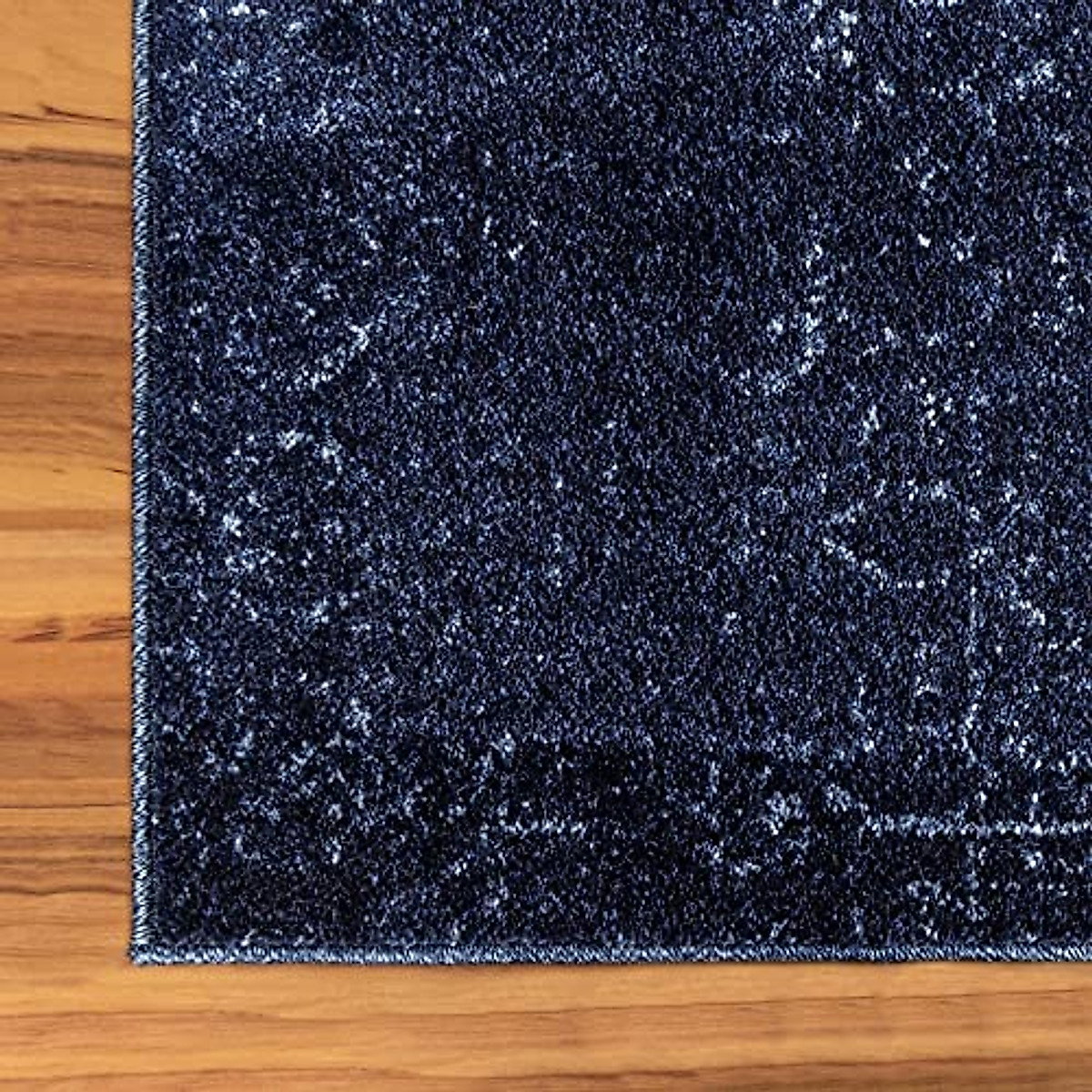 Unique Loom Del Mar Collection Area Rug - Jennifer (7' 10" x 10' Rectangle, Blue/ Navy Blue)