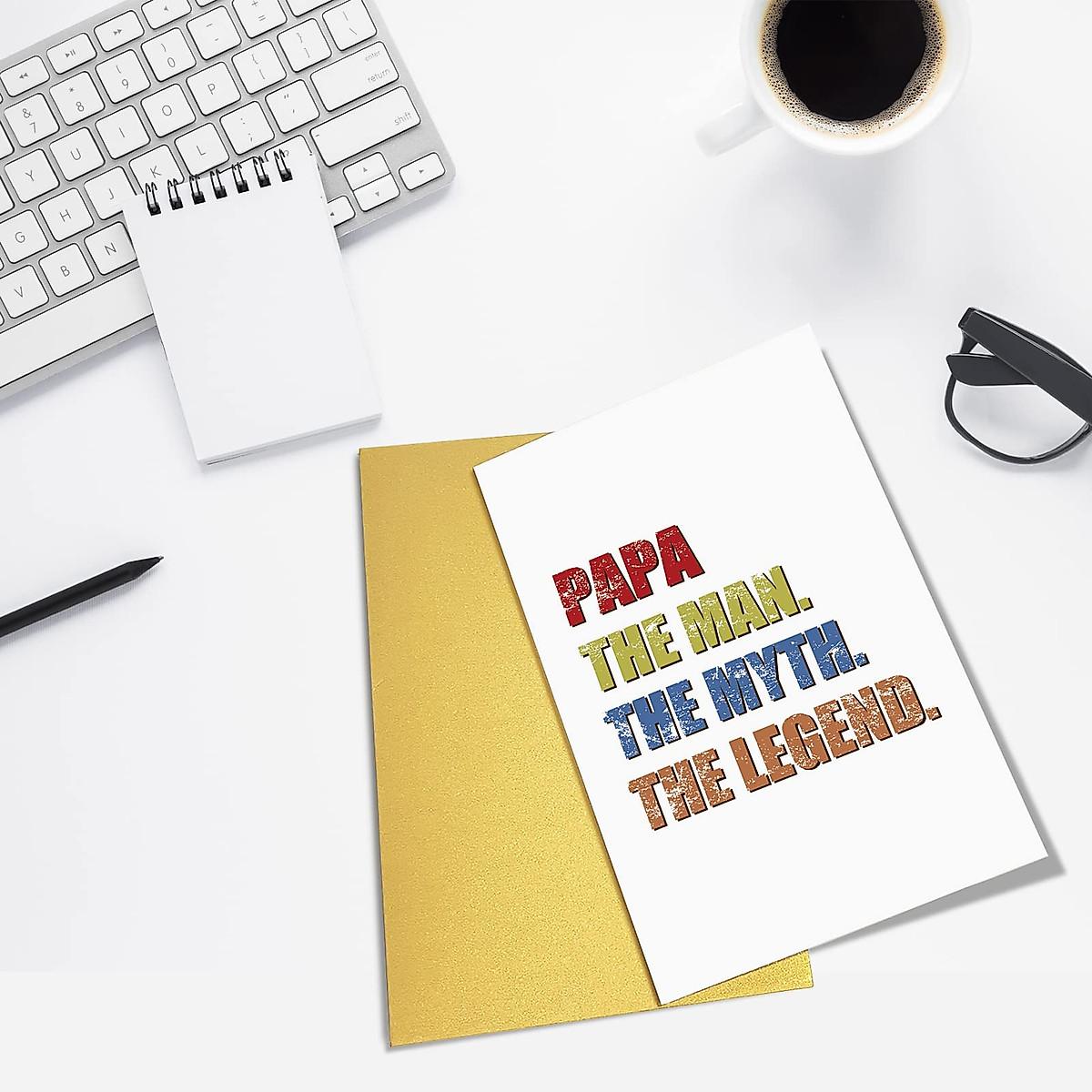 Funny Fathers Day Card, Father Day Gift for Dad, Papa Birthday Card Gift, The Man The Myth The Legend