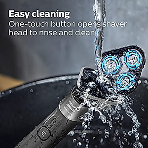 Philips Norelco Exclusive Shaver 5000X, Rechargeable Wet & Dry Shaver with Precision Trimmer and Storage Pouch, X5006/85