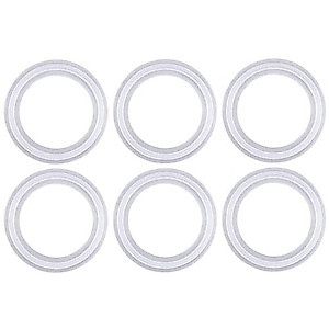 Set of 6 Silicone O Rings for Brieftons Glass Bottles