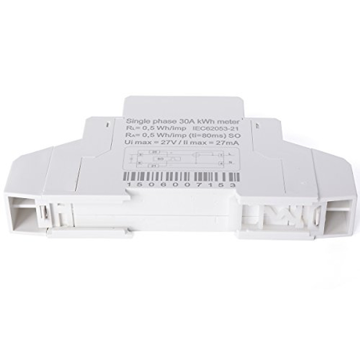 BAYM® 5(32) A 120V 60HZ Single Phase Din Rail KWH Watt Hour Din-Rail Energy Meter LCD KWH 32A