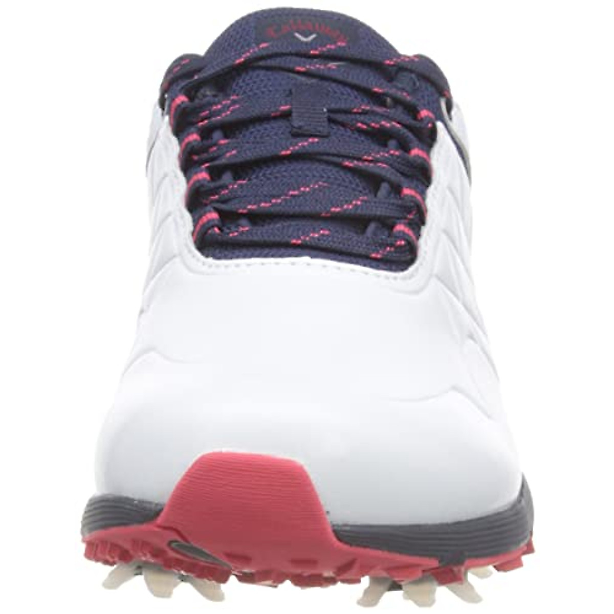 Callaway Women's Waterproof Golf Shoe, Naval, White, 7.5