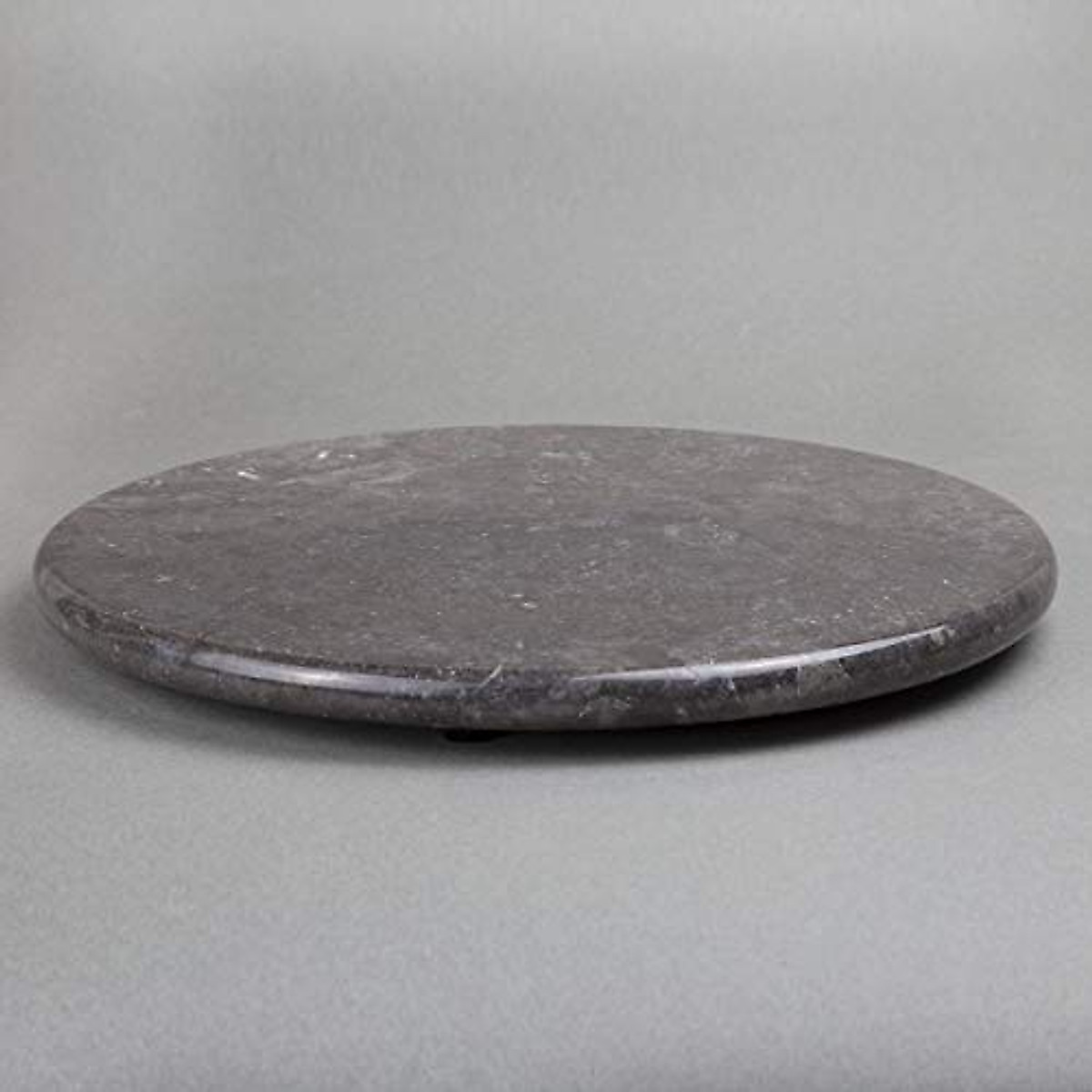 Creative Home Charcoal Marble 12" Diam. Round Cheese Board