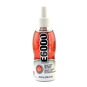 Eclectic Products E-6000 Spray Adhesive 8 oz. bottle [PACK OF 2 ]