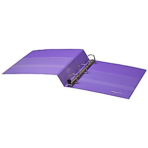 Office Depot® Brand Heavy-Duty D-Ring View Binder, 1 1/2" Rings, 54% Recycled, Purple