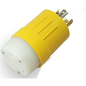 Conntek RV Generator Adapter L14-30P 30A 125/250V Locking Plug to RV 30A Female Connector
