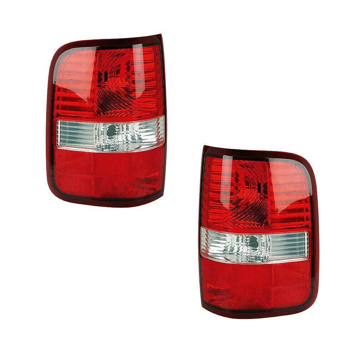 Replacement Rear Tail Lamp Right & Left Pair Set Mechanics Choice for Ford F-150 2004-2008 (Styleside)