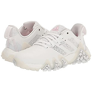 adidas Women's W CODECHAOS 22 Golf Shoe, FTWR White/Silver Met./Clear Pink, 8