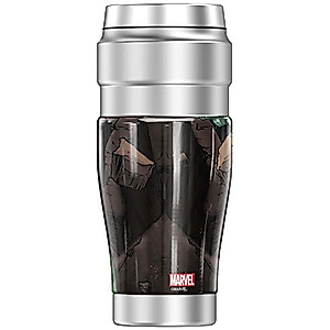 THERMOS MARVEL - Hulk Rubble STAINLESS KING Stainless Steel Travel Tumbler, Vacuum insulated & Double Wall, 16oz