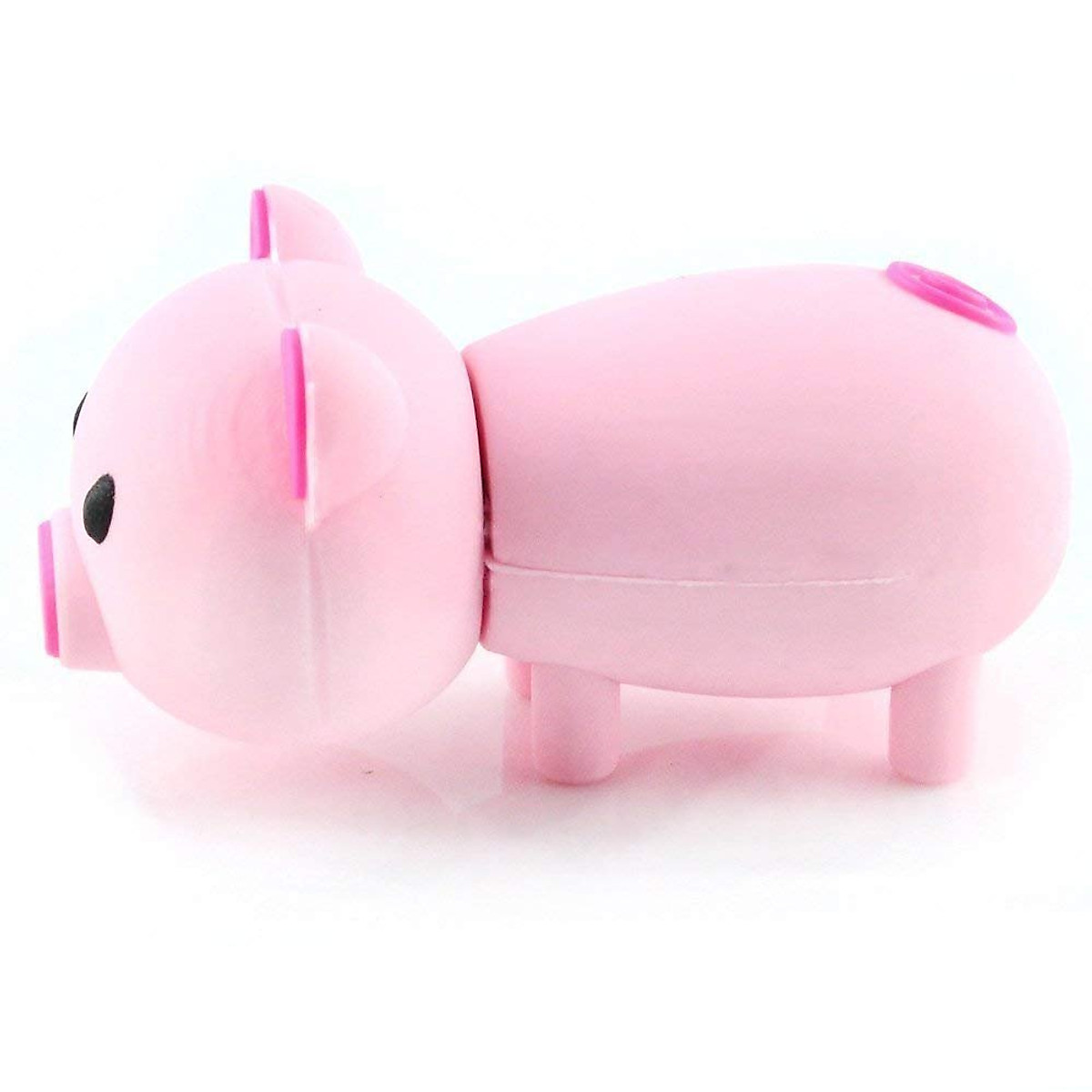 Novelty Pink Piggy Shape Design 32GB USB 2.0 Flash Drive Cute Memory Stick Thumb Drive Data Storage Pendrive Cartoon Jump Drive Gift