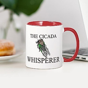 CafePress The Cicada Whisperer Mug Ceramic Coffee Mug, Tea Cup 11 oz