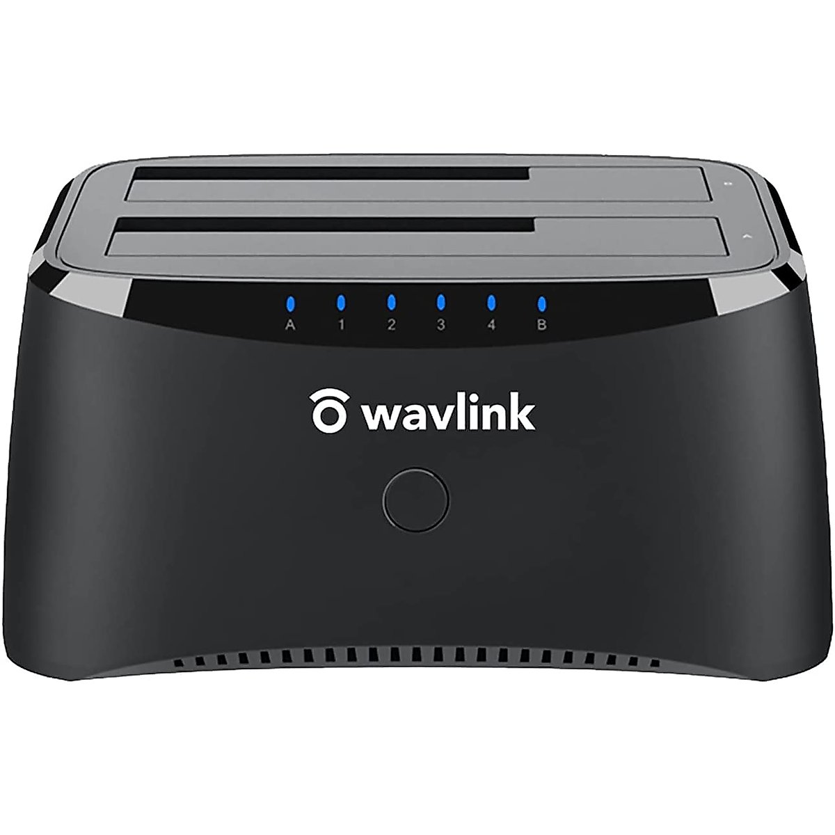 WAVLINK USB 3.0 to SATA I/II/III Dual Bay External Hard Drive Enclosures Docking Station for 2.5/3.5inch HDD SSD,Offline Clone,OTG,Supports UASP(up to 6Gbps) for Windows, Mac OS and Linux