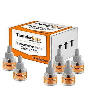 ThunderEase Multicat Calming Pheromone Diffuser Refill | Powered by FELIWAY | Reduce Cat Conflict, Tension and Fighting (180 Day Supply)