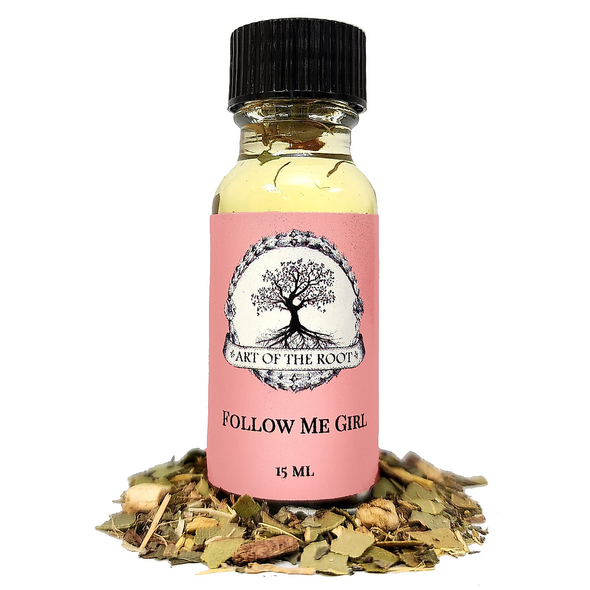 Follow Me Girl Oil by Art of the Root | Handmade with Herbs & Essential Oils | Conjure, Wiccan, Hoodoo, Pagan & Magick Intentions| Fidelity, Love, Passion & Commitment Rituals