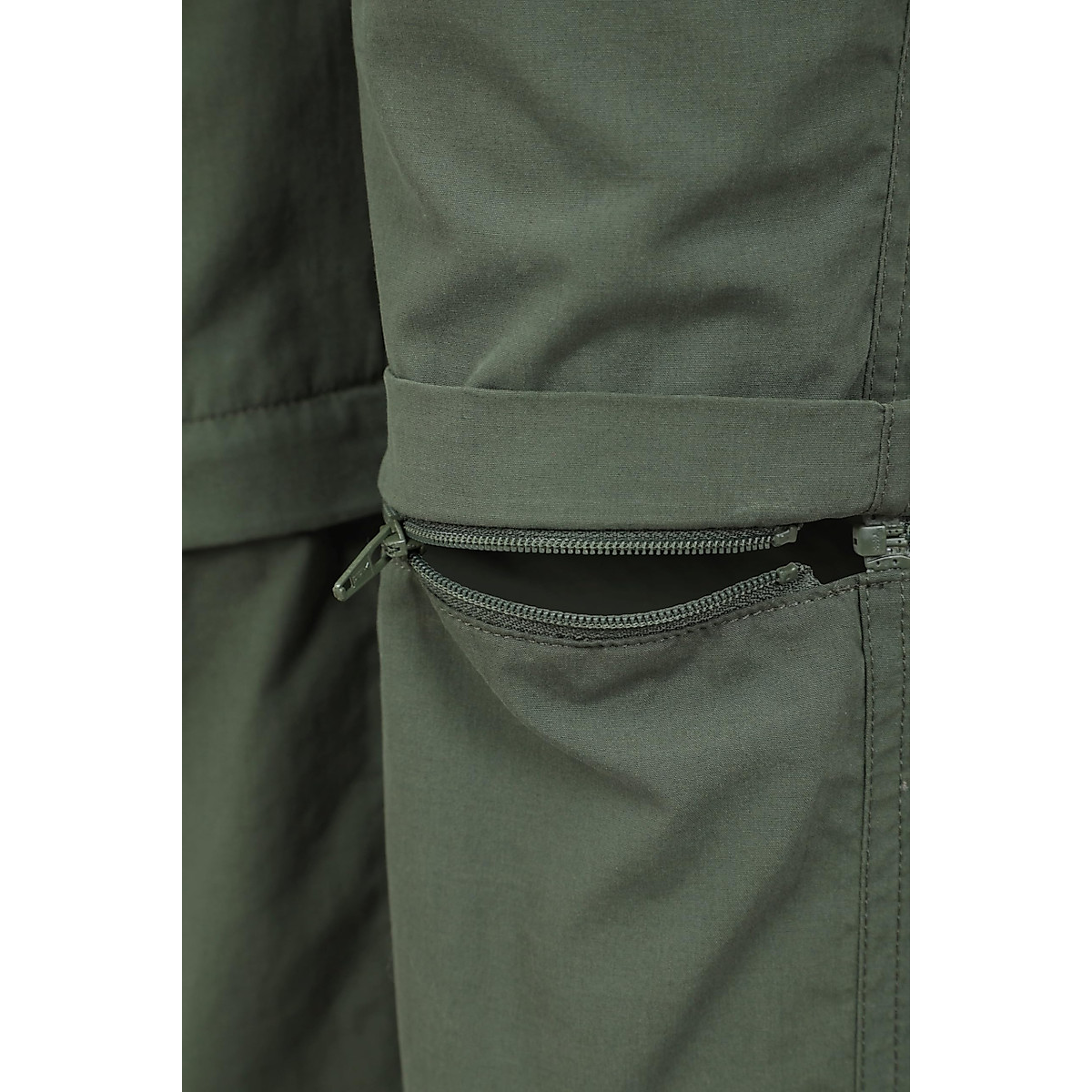 Mountain Warehouse Active Kids Zip Off Hiking Pants - Boys & Girls Khaki 9-10 Years