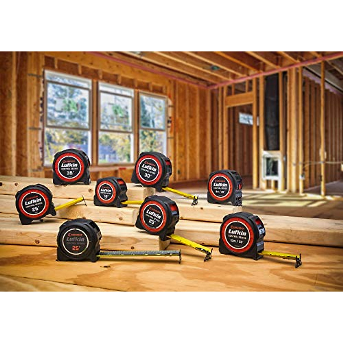 Crescent Lufkin 1-3/16 x 25' Command Control Series Black Clad Tape Measure - L1025CB