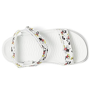 Native Shoes Girl's Charley Disney Print (Little Kid) Shell White/Shell White/Mickey All Over Print 11 Little Kid M