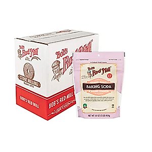 Bob's Red Mill Baking Soda, 16 Ounce (Pack of 4)