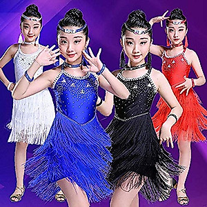 Fringe Trim Tassel 6 inch Wide 5 Yards Long for Clothes Accessories Latin Wedding Dress DIY Decoration (Black)