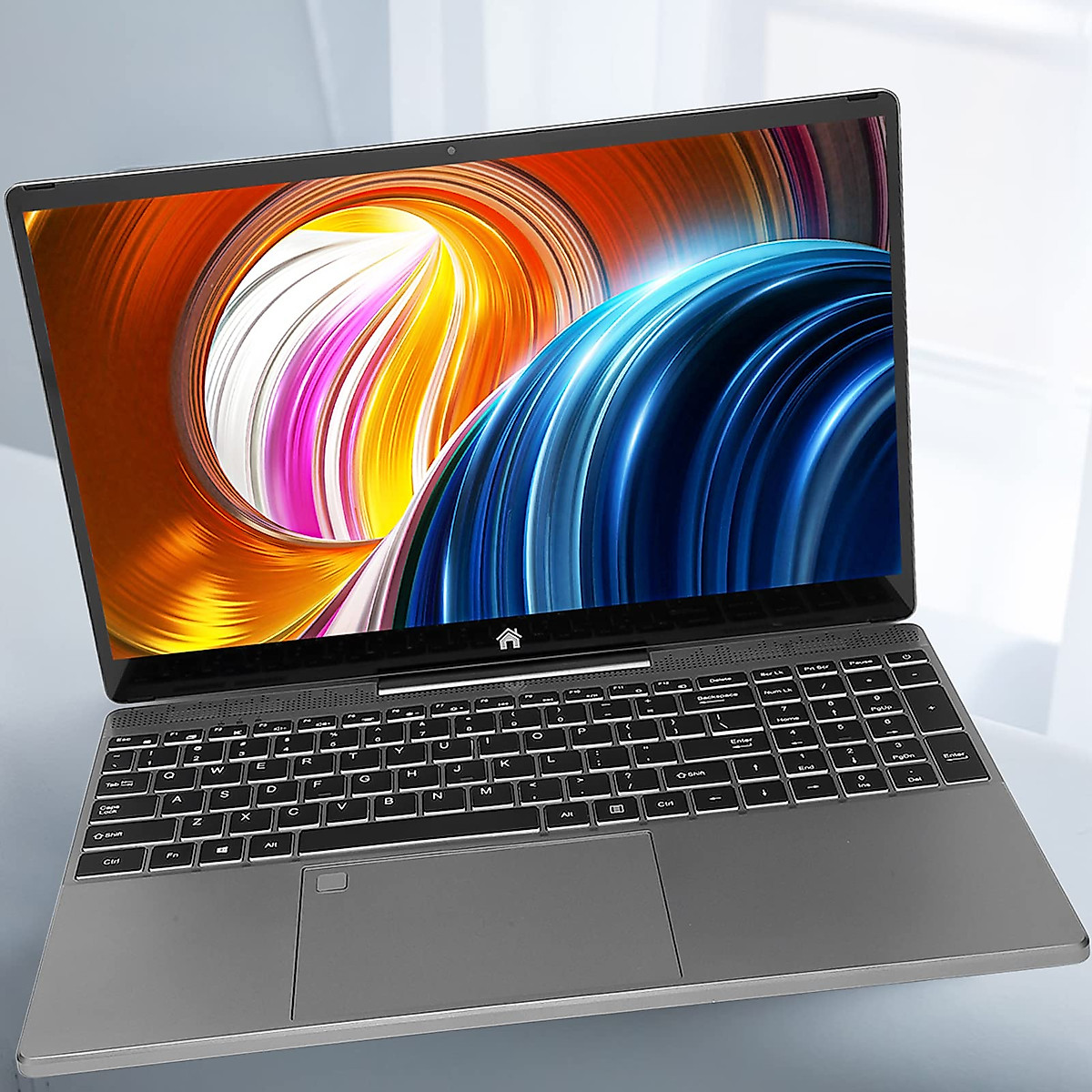 Gaming Laptop, Gravity Sensor RGB Backlit 15.6 Inch Touch Screen Business Laptop 4096 Pressure for Family (12GB+256GB US Plug)