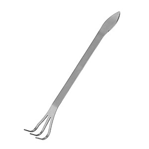 Bonsai Root Rake, Bonsai Rake Stainless Steel Bonsai Root Tool Root Rake Bonsai 3 Prong Loosen Soil Bonsai Tree Tools Bonsai Tool Kit with Ergonomic Handle for Outdoor Small Garden