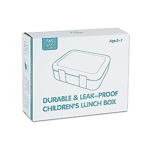 Lehoo Castle Bento Lunch Box for Kids with 5 Compartments,1250ml Lunch Containers with Sauce Jar, Spoon&Fork, Durable, Leak Proof, BPA-Free and Food-Safe Materials (Pink)