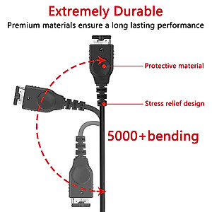 DTOL Gameboy Advance SP Charger, 5.2V 450mA Power Charger for Nintendo NDS and GBA SP, Wall Travel Charger, Compatible with Gameboy Advance SP, Nintendo NDS