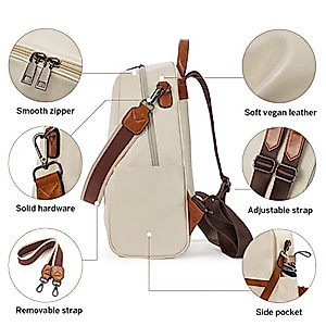 BROMEN Backpack Purse for Women Leather Designer Travel Backpack Large Fashion College Shoulder Bags