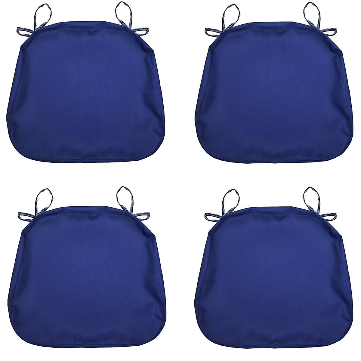 Outdoor Removable Replaceable Waterproof Seat Cushion Covers 17x16x2 Set of 4 for Patio Dining Chairs or Furniture,Non-slip rounded corners on the bottom,3 years anti-fading (Foam Not Included)