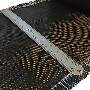 5 FT x 12" - Carbon Fiber FABRIC-2x2 Twill WEAVE-3K/220g