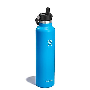 Hydro Flask 24 oz Standard Mouth Flex Straw Cap Pacific