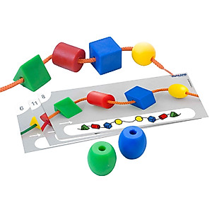 Miniland Educational MLE31783-A1 Giant Beads and Laces