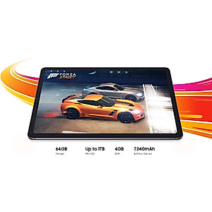 SAMSUNG Galaxy Tab S6 Lite 10.4'' (2000x1200) WiFi Tablet Bundle, 4GB RAM, 64GB Storage, Bluetooth, Android 10, S Pen, Tablet Cover + Accessories